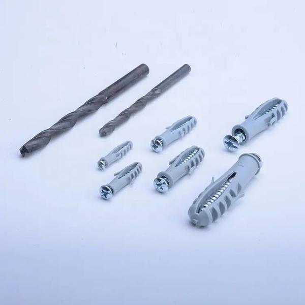 Quality Load Capacity Nylon Expansion Concrete Screw Plastic Anchor For Secure for sale