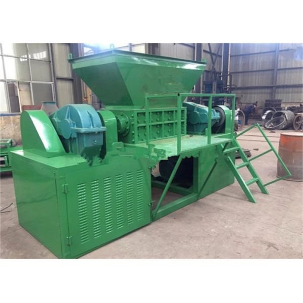 Quality Scrap Aluminum Chips Double Shaft Tree Limb Shredder for sale