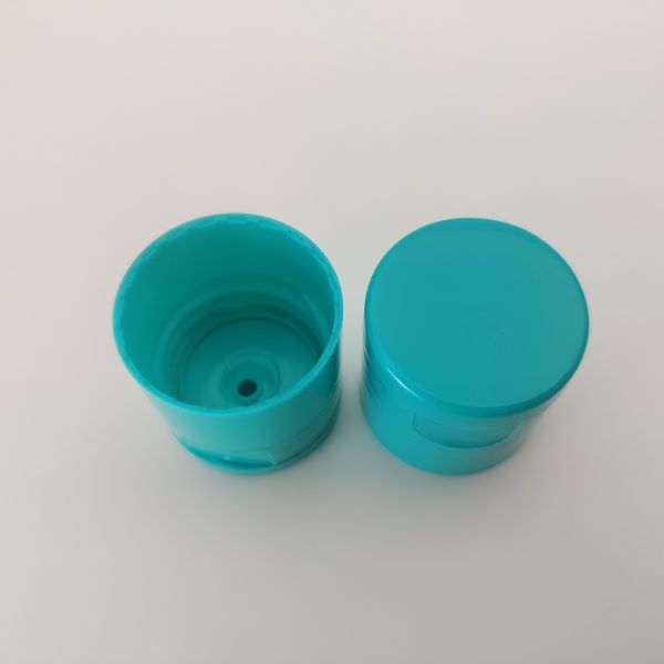 Quality 28mm 4.8mm Hole Plastic Flip Top Cap with Smooth Surface for sale