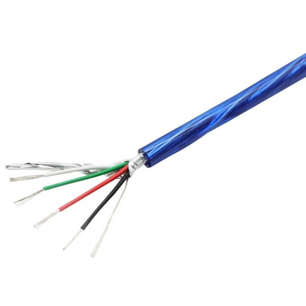 Quality Industrial Wiring Flexible Multiconductor Cable Blue PVC Jacket for sale