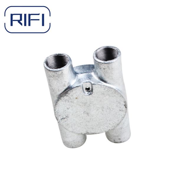 Quality Outdoor Electrical Round Cable Junction Box Enclosure Malleable Iron Mold for sale