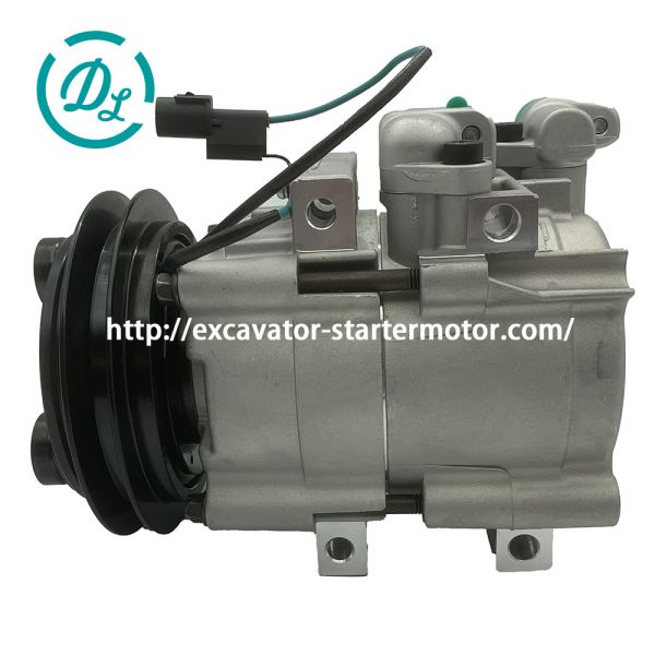 Quality EexcavaStart HS18 Excavator AC Compressor 24V 10957C UAC CO for sale
