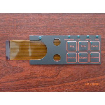 Quality PET Tactile Membrane Switch Keyboards With FPC Circuit And 3M Adhesive for sale