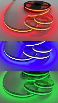 Quality Milewood RGB LED COB Strip Fast Shipping 24 Volt Rgb Led Strip IP20 for sale