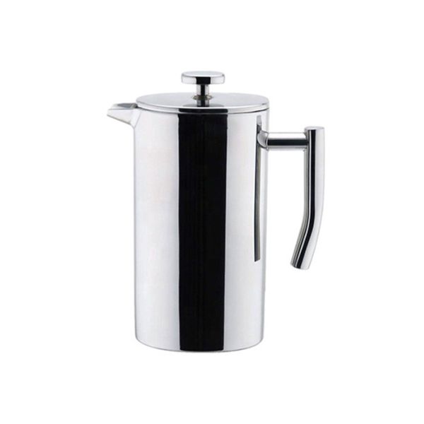 Quality Stainless Steel French Press Pot Laser Logo SS304 800ml / 1000ml for sale