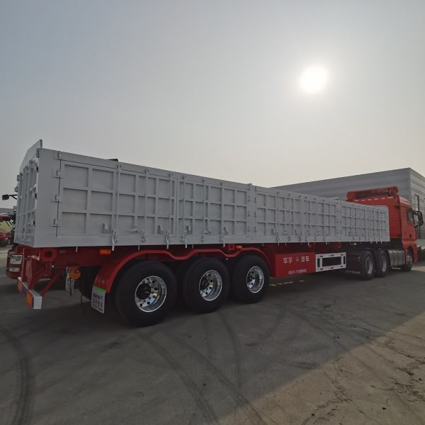 Quality Semi Trailer Cargo Transport Truck With Customized Side Wall Height for sale