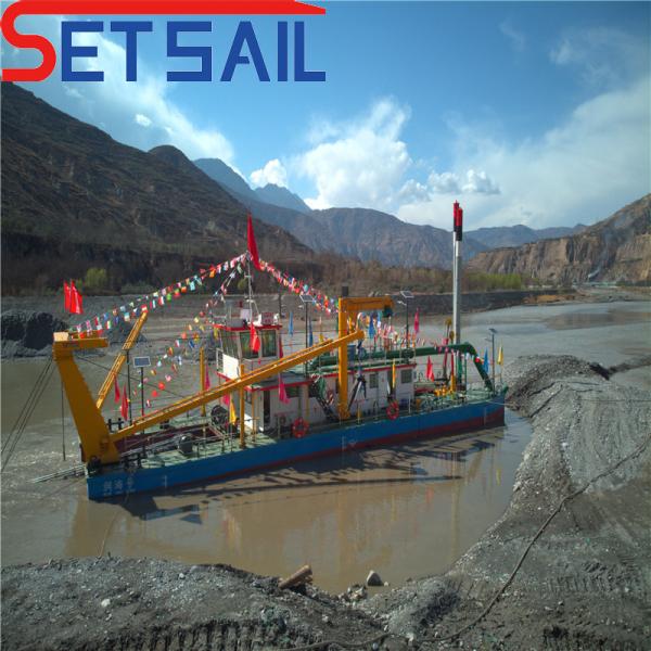 Quality 46m Total Length River Sand Cutter Suction Dredger with Hydrocyclone and Booster for sale