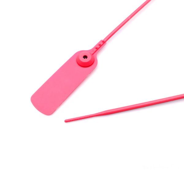 Quality Print Laser/Hot Stamp 400mm Adjustable Plastic Locking Strip Seal With Metal for sale