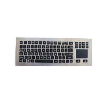 Quality Polymer Industrial Computer Keyboard 88 Keys IP67 Dynamic Waterproof Backlit for sale