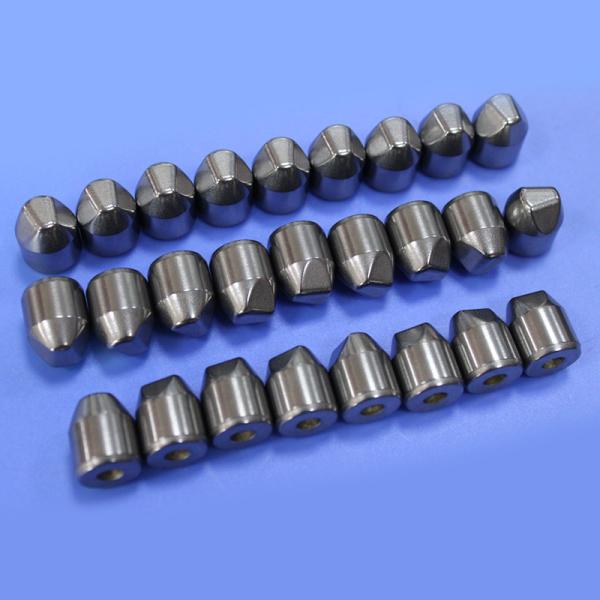Quality Tungsten Carbide Eccentric Wedge Button Wear Resistant High Hardness for sale