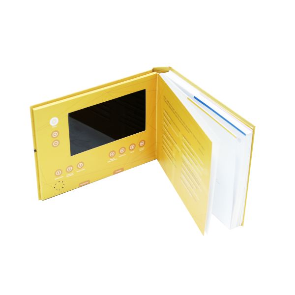 Quality Colorful Printing Marketing Video Book , 512MB ROHS Video Brochure Card OEM for sale
