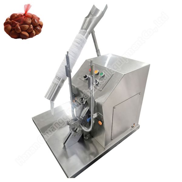Quality Potato Garlic Net Bag Packaging Machine Orange Lime Net Packaging Tying Machine for sale