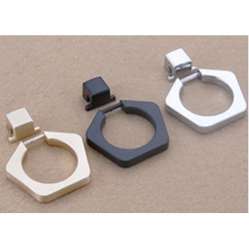Quality Cabinet Wardrobe Hardware Pull Handles , Black Color Furniture Handles for sale