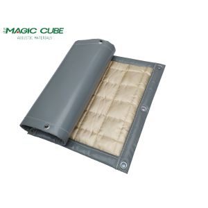 Quality Square Edge Outdoor Sound Barrier Polyester Wool For Railway Fencing Wall for sale