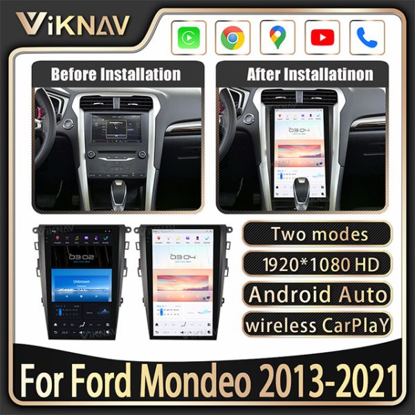 Quality Wireless Android 11 Car Radio For Ford Mondeo 2013-2021 GPS Navigation for sale
