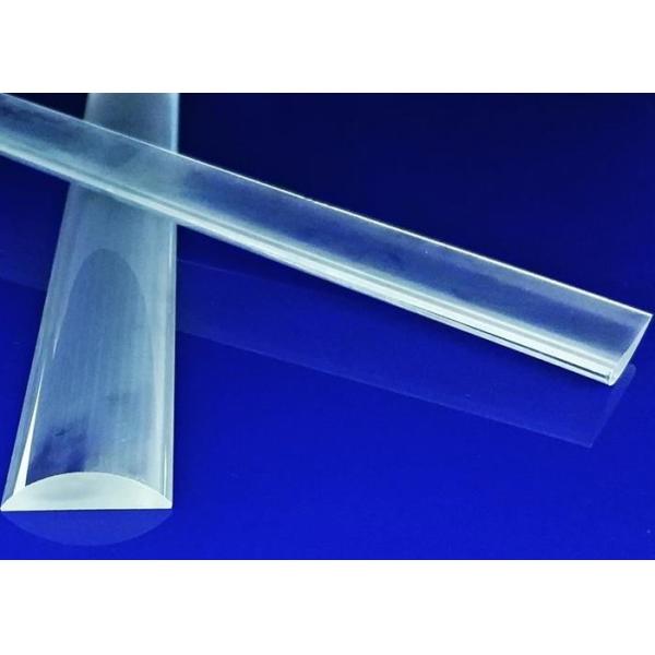 Quality LCD Camber Quartz Glass Rod High Temperature Resistant Strong Transmission for sale