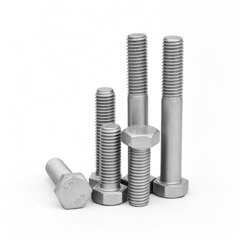 Quality Grade 8.8 Hex Cap Bolt High Temperature Resistance For Vehicle Wheel Wind Power for sale