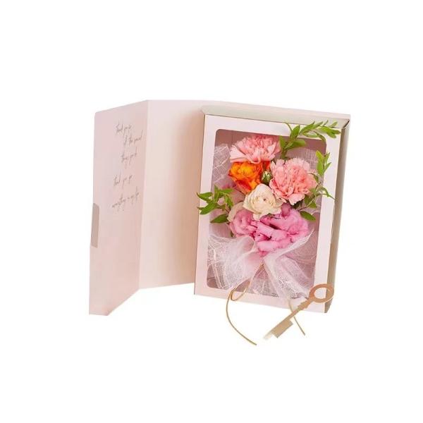 Quality 2mm Paperboard Book Cardboard Boxes Pantone Color For Girlfriend for sale