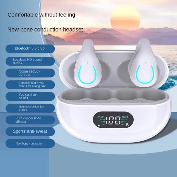 Quality Outdoor TWS Wireless Bluetooth Earphones 300mAh Air Conduction Earbuds for sale