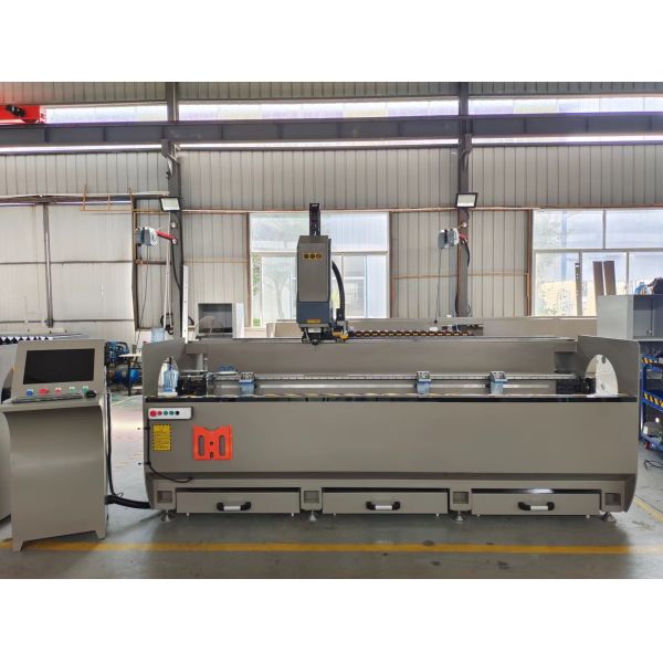 Quality 2500mm  Aluminium  And Upvc CNC Drilling Milling Holes Machine With Single Spindle for sale