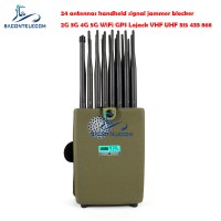 Quality Europe Type 24 Channels WiFi Signal Jammer with 150 Minutes Battery Life and 30m for sale