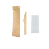 Quality FSC Certified Disposable Wooden Knife Biodegradable Knives And Forks for sale