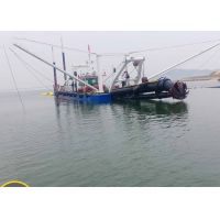 Quality CCS 7.5m Steel Mud Dredger with 1500m Discharge Distance Draft 1 Meter for sale