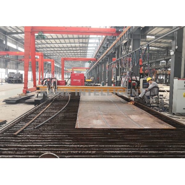 Quality Steel CNC Plasma Cutting Machine Table 4000X14000mm 2-80mm Thickness for sale