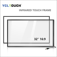 Quality YCLTOUCH 32 inch infrared multi touch screen frame with 20 touch points for sale