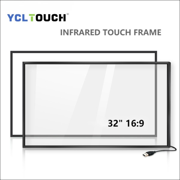 Quality YCLTOUCH  32 inch infrared multi touch screen frame with 20 touch points for sale
