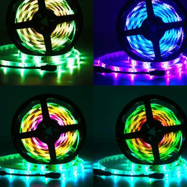 Quality 100m Custom Length LED Strip Lights 12v Multi-Color RGB Red Green Blue -45 50C 0 for sale