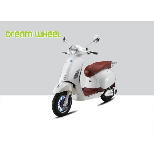 Quality 1000 Watt Electric Vespa Style Scooter 53km/H 60V 20Ah Battery for sale