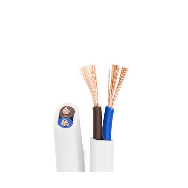 Quality 2x1.5mm 2x2.5mm Pure Copper Core Parallel Wire Stranded Flat Flexible Cable with for sale