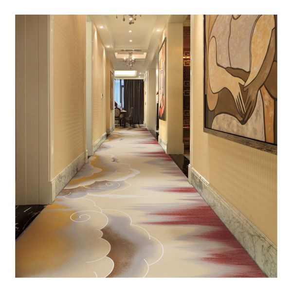 Quality Colorful Nylon Pattern Carpet Tufted Flocked Broadloom Carpet for sale