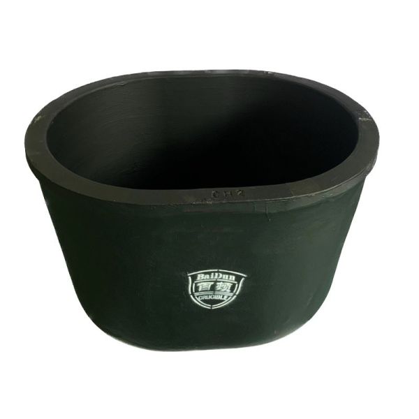 Quality Thermal Shock Resistance Clay Graphite Crucible Cylindrical Crucible For Melting for sale