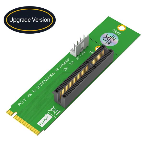 Quality PCI Express PCI-E 4X to NGFF M.2 PCIe Riser Card X4 to M2 Key M Adapter for sale