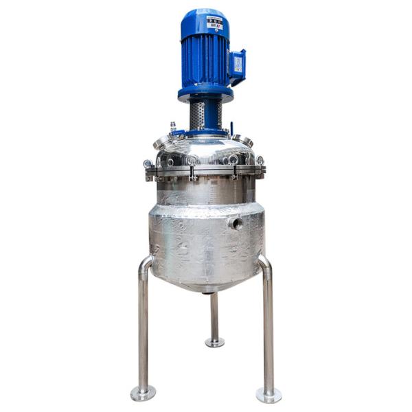 Quality Polished Stainless Steel Mixing Tank with Manual Top Discharge for sale