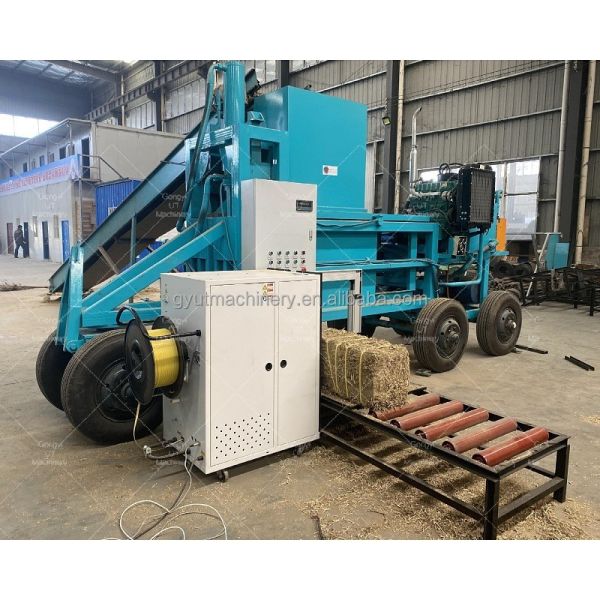 Quality Alfalfa Baler Machine For Farm Air-cooling Baling Packing Compress Machine for sale