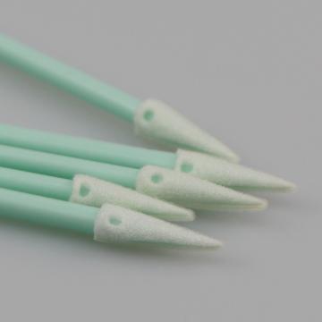 Quality TX750 Cleanroom Lint Free Foam Pointed Tip Sponge Swab Sharp Head Foam Swab for sale