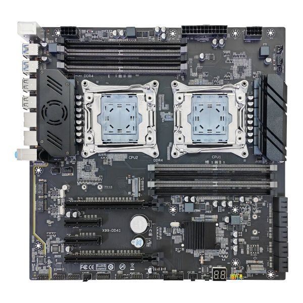 Quality DDR4 Dual CPU Server Motherboard EATX Intel C612 Chipset Dual Cpu for sale