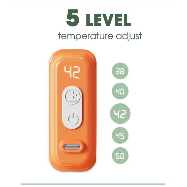 Quality Breastmilk Smart Temperature Control Bottle Warmer PU Leather Velcro USB for sale