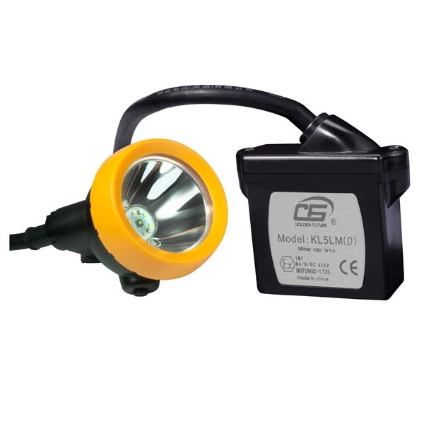 Quality 15000Lux Coal Miner LED Mining Cap Lamp With Low Power Indication for sale