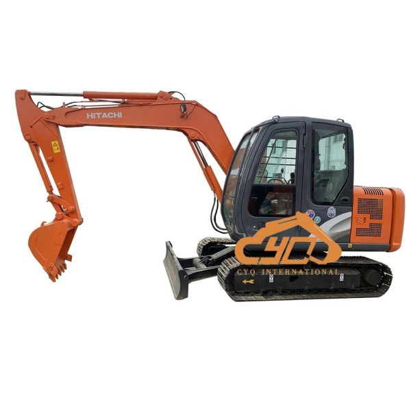 Quality 6660 Mm Used Hitachi Excavator With Fuel Efficient ISUZU AA-6BG1T Engine for sale