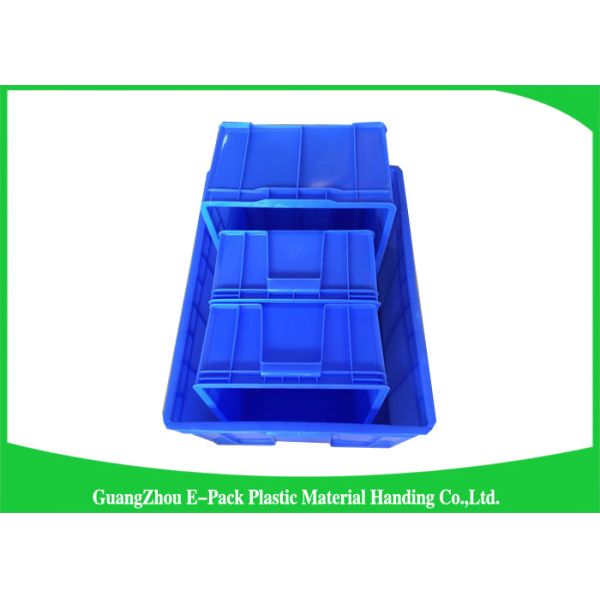 Quality Logistics Bins Plastic Stackable Containers Moving Crates Boxes for sale
