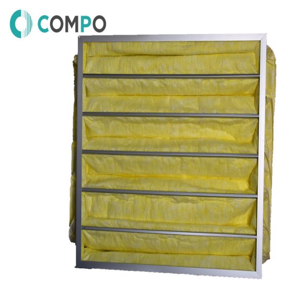 Quality Synthetic Media AHU Filters F5 F6 F7 F8 F9 Clean Room Air Handling Unit Filters for sale