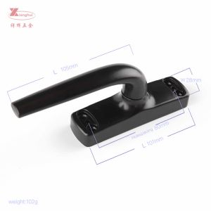 Quality Modern Design Aluminum Hardware Door Handle for Hotel Villa Apartment Office for sale