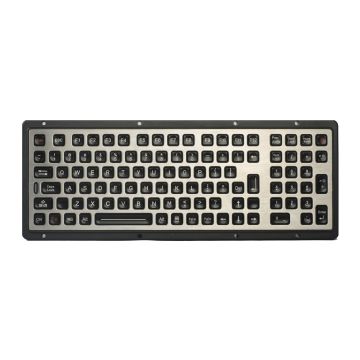 Quality Small IP65 dustproof and waterproof panel mount keyboard with 103 keys for sale