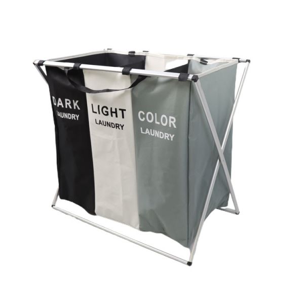 Quality Waterproof Separated Collapsible Laundry Hamper Foldable Multiscene Use durable for sale