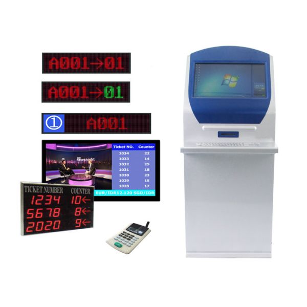 Quality Free Standing Self Service Queue System Ticket Dispenser for sale