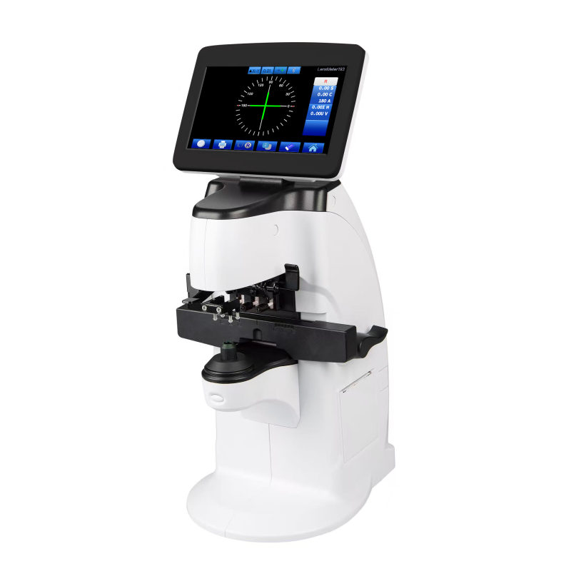 Quality Auto Lensmeter Focimeter White Black Color for option SPH -40.00 to +25.00 With UV Blue cut Lens Measurement for sale